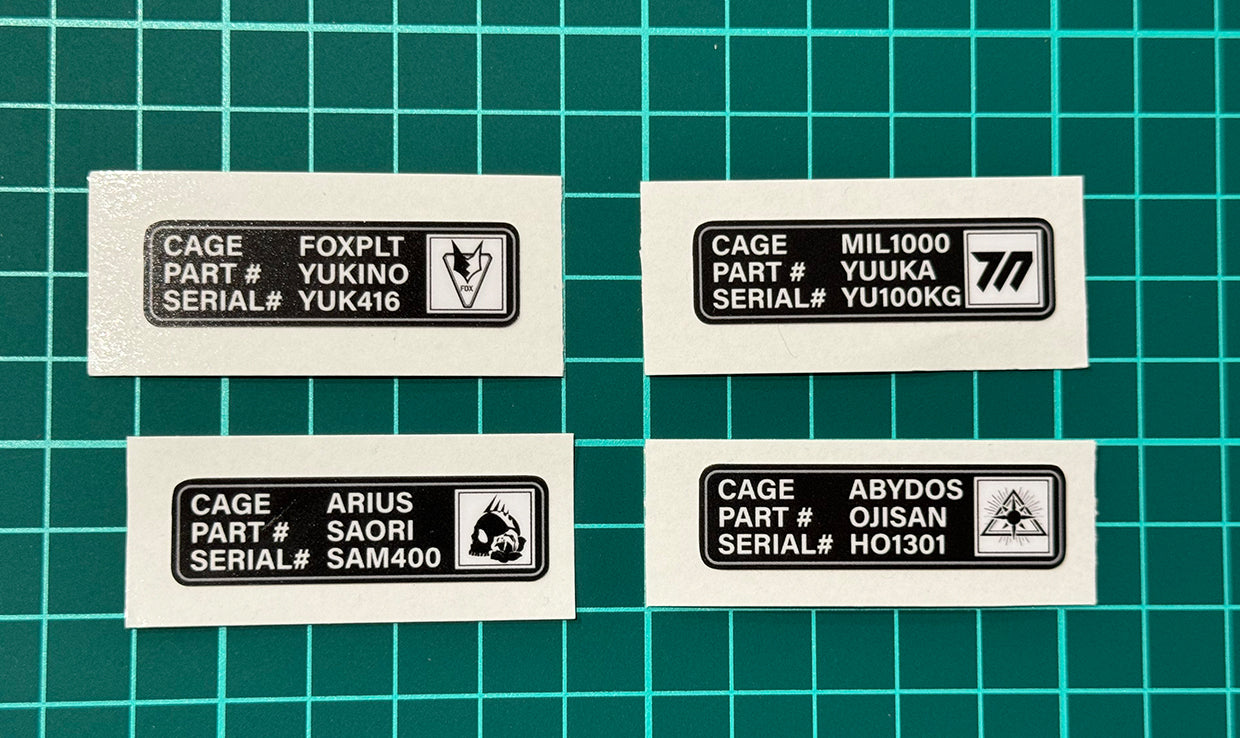 Blue Archive UID Stickers – FT MediaWorks