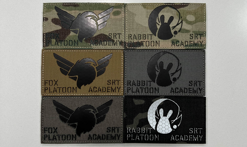 Blue Archive Laser Cut IR Patches (FOX & Rabbit Platoon) – FT MediaWorks