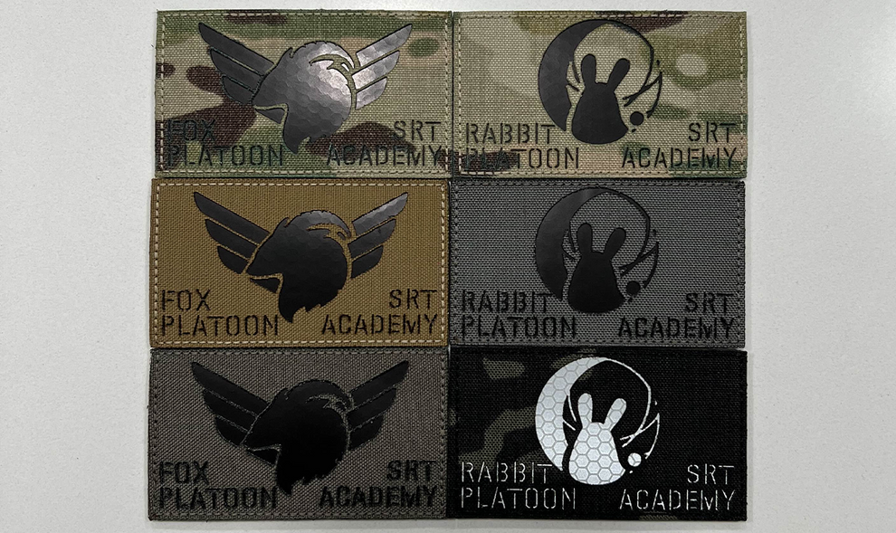 Blue Archive Laser Cut IR Patches (FOX & Rabbit Platoon) – FT MediaWorks