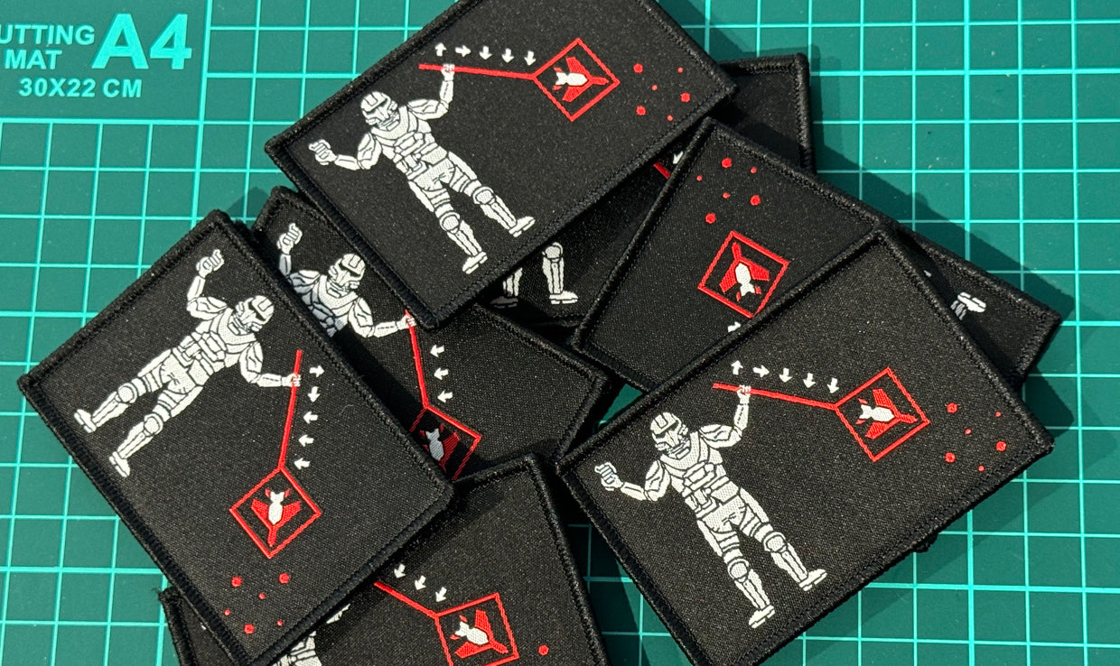Helldivers 2 - 500kg Blackbeard Patch – FT MediaWorks